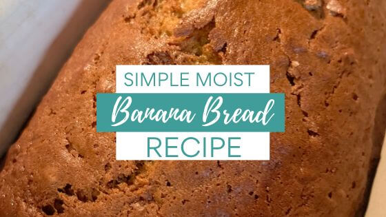 Simple Moist Banana Bread With Frozen Bananas - Budgeting for Bliss